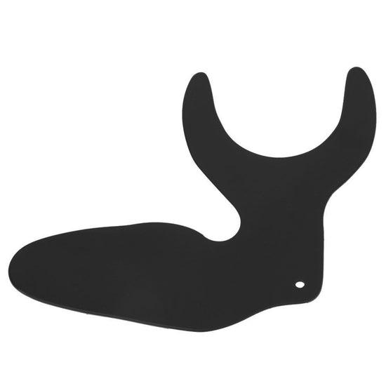Dental Orthodontic Black Background Board Cheek Plate with Scale Mark ...