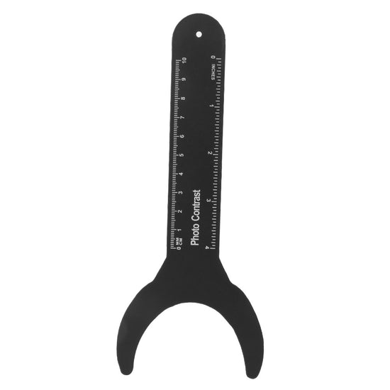 Dental Orthodontic Black Background Board Cheek Plate with Scale Mark ...